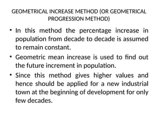 population forecasting- Types and problems.pptx