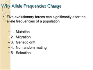 Population genetic ppt | PPT