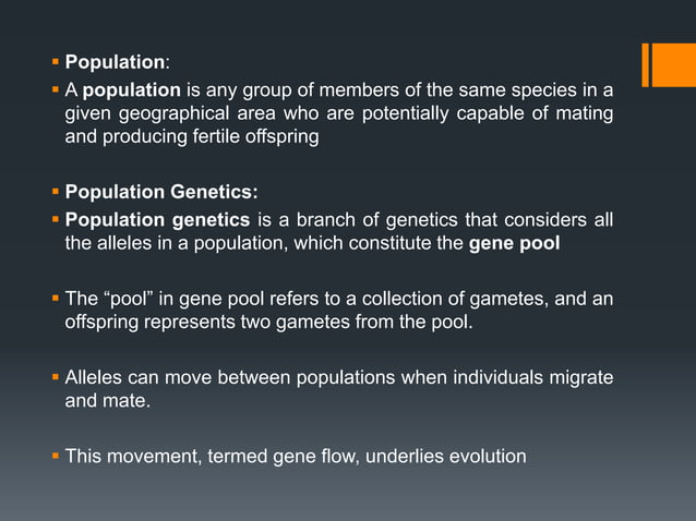 Population genetics | PPTX