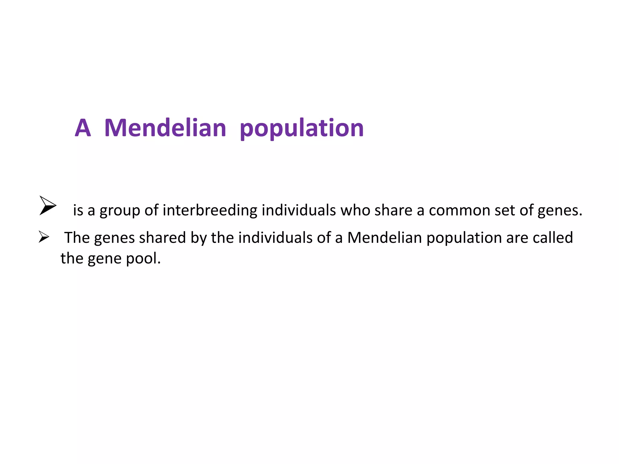 Population genetics | PPTX