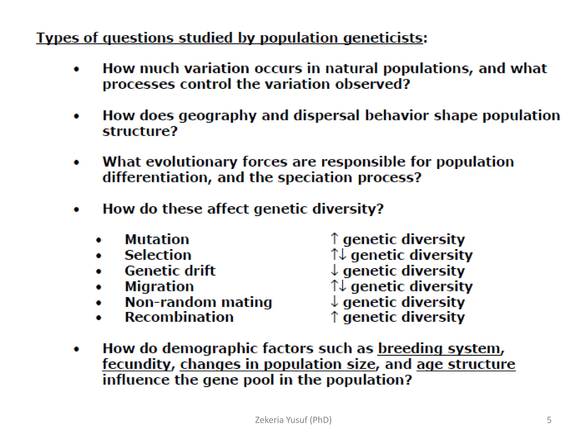 Population Genetics lecture note by ZY.pptx