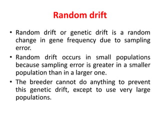 Population genetics | PPTX