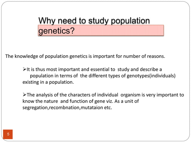 population genetics-ppt.pptx | Genealogy and Ancestry | Hobbies & Interests