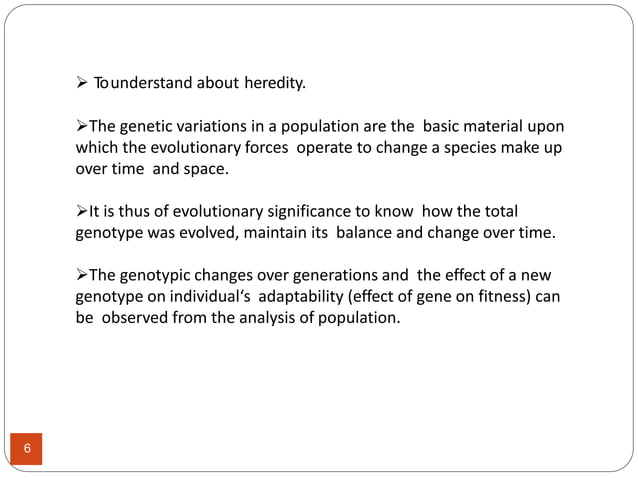 population genetics-ppt.pptx | Genealogy and Ancestry | Hobbies & Interests