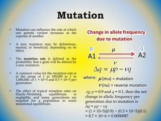 Population genetics 2 | PPT