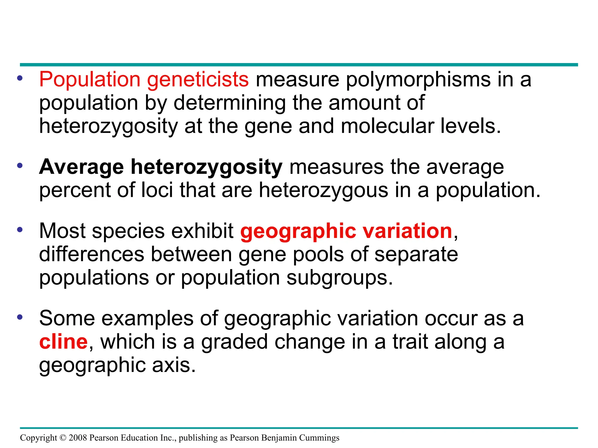 Campbell population genetics and evolution.ppt