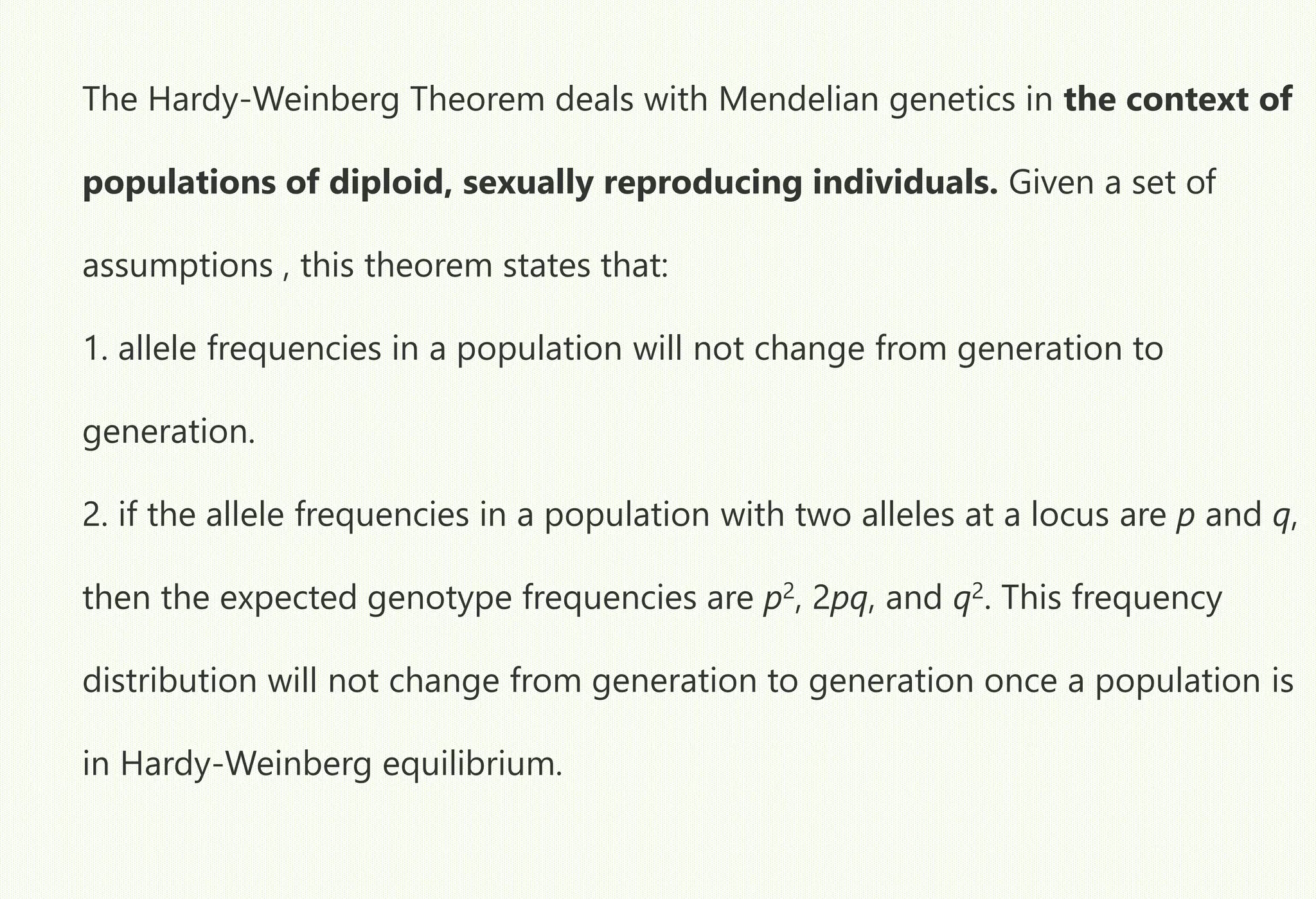 Population genetics basic concepts | PDF
