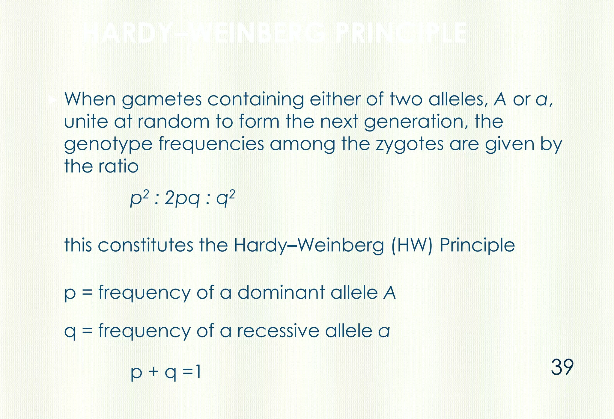 Population genetics basic concepts | PDF