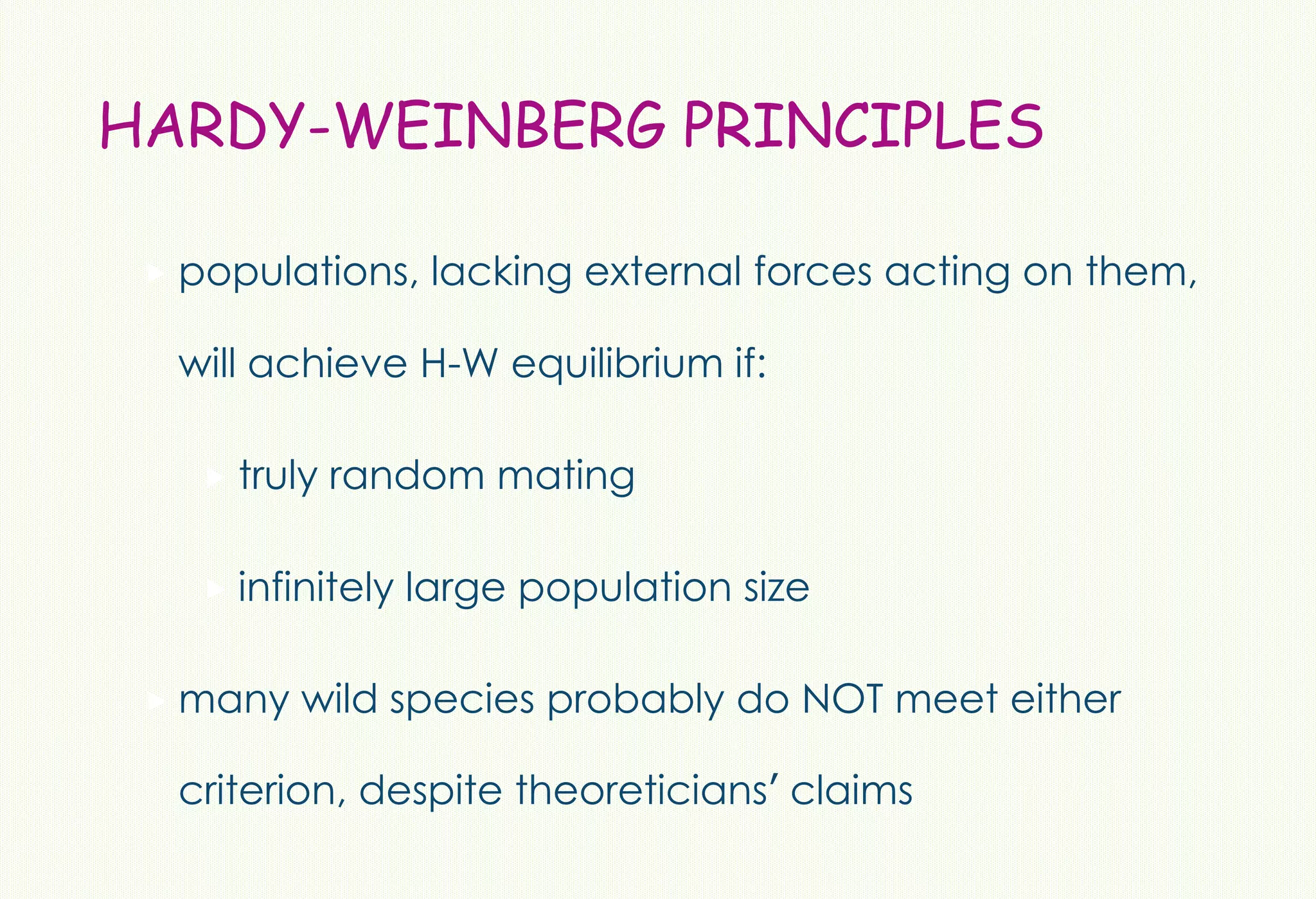 Population genetics basic concepts | PDF