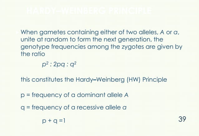 Population genetics basic concepts | PDF