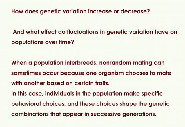 Population genetics basic concepts | PDF