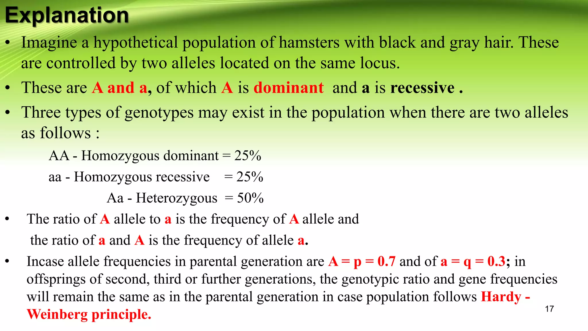 Population Genetics & Hardy - Weinberg Principle.pdf