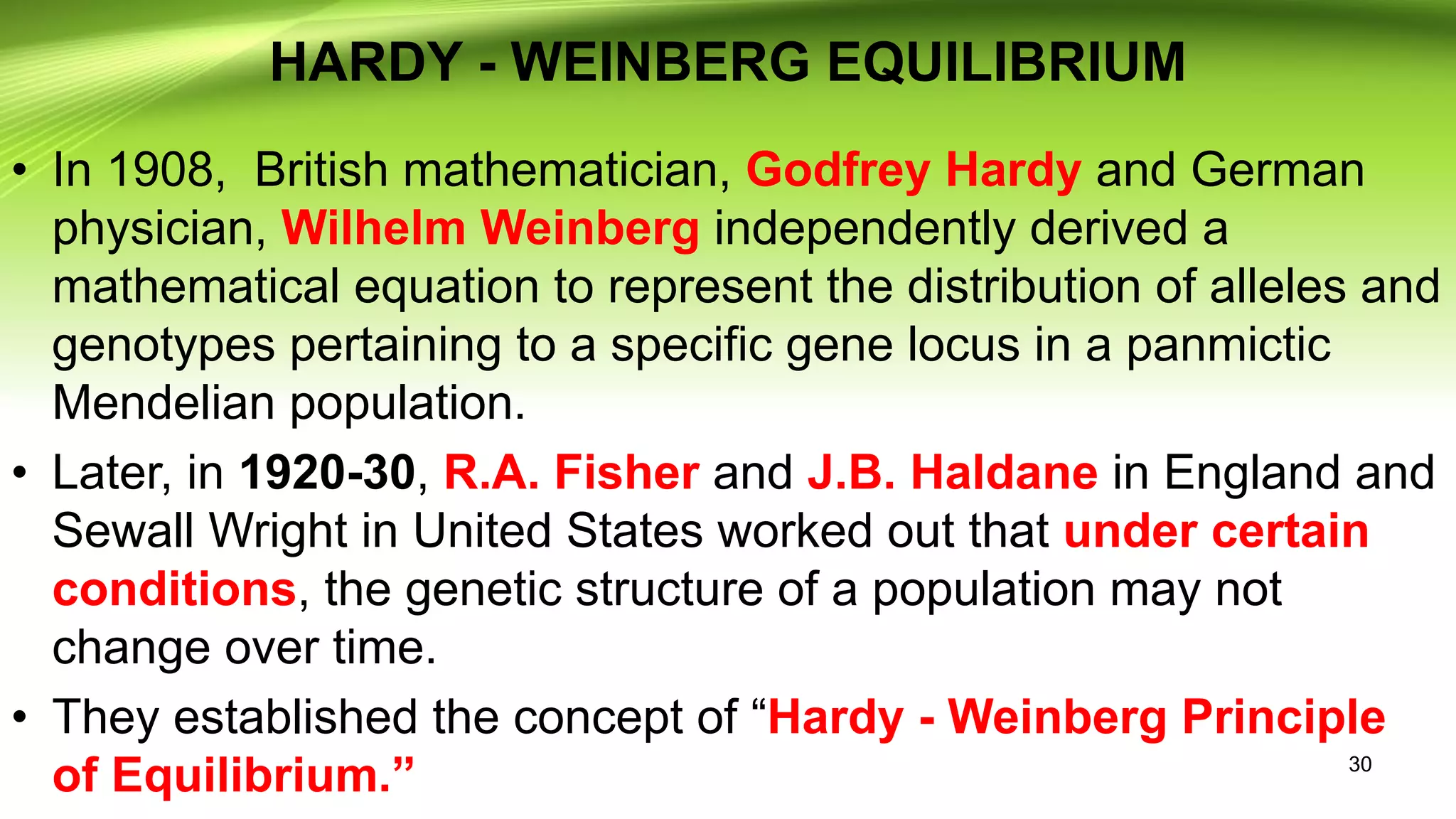 Population Genetics & Hardy - Weinberg Principle.pdf