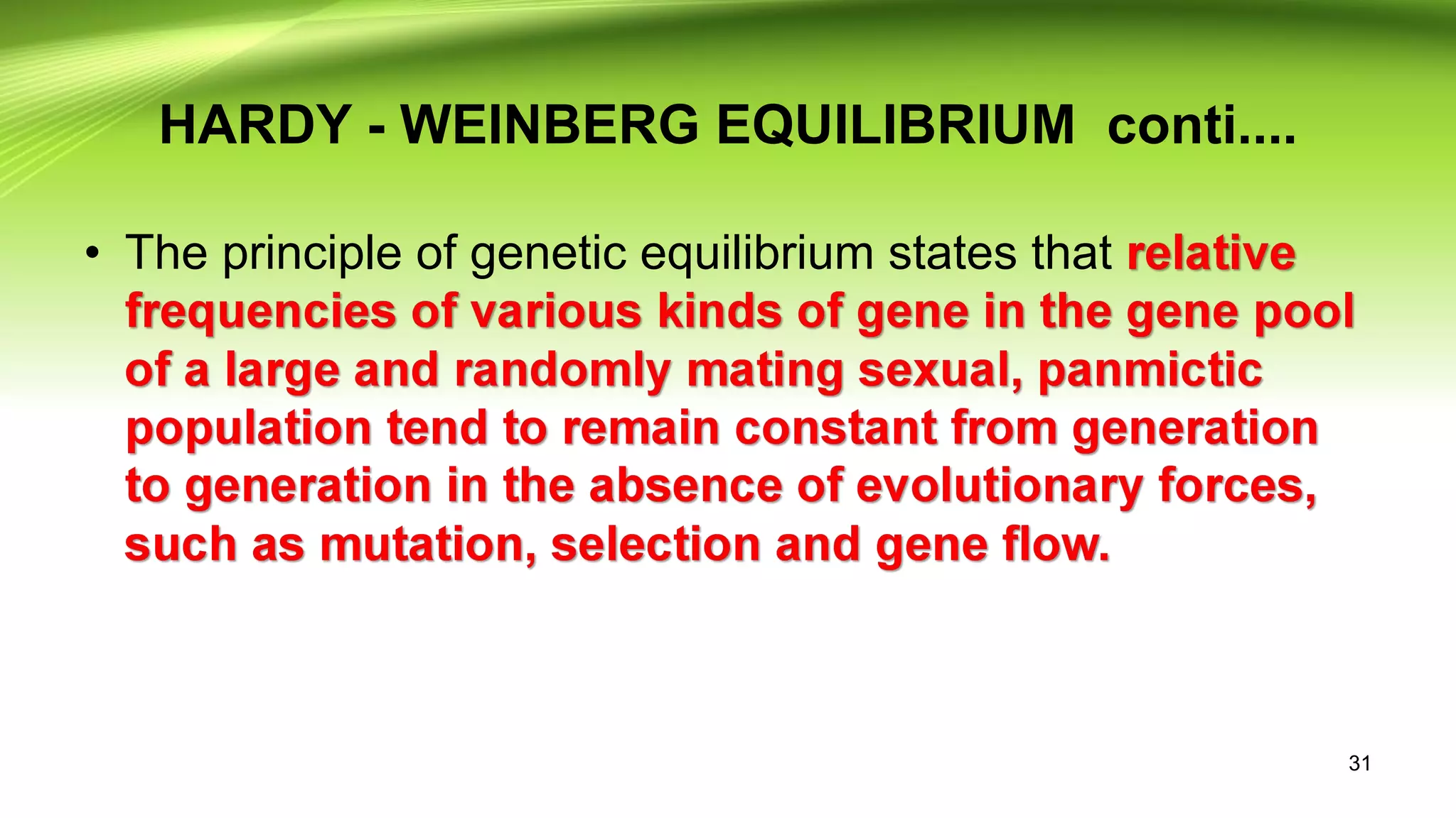 Population Genetics & Hardy - Weinberg Principle.pdf