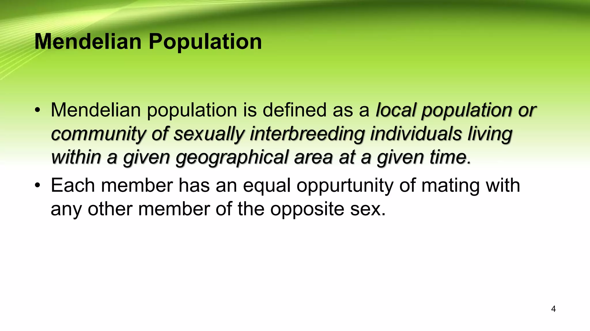 Population Genetics & Hardy - Weinberg Principle.pdf