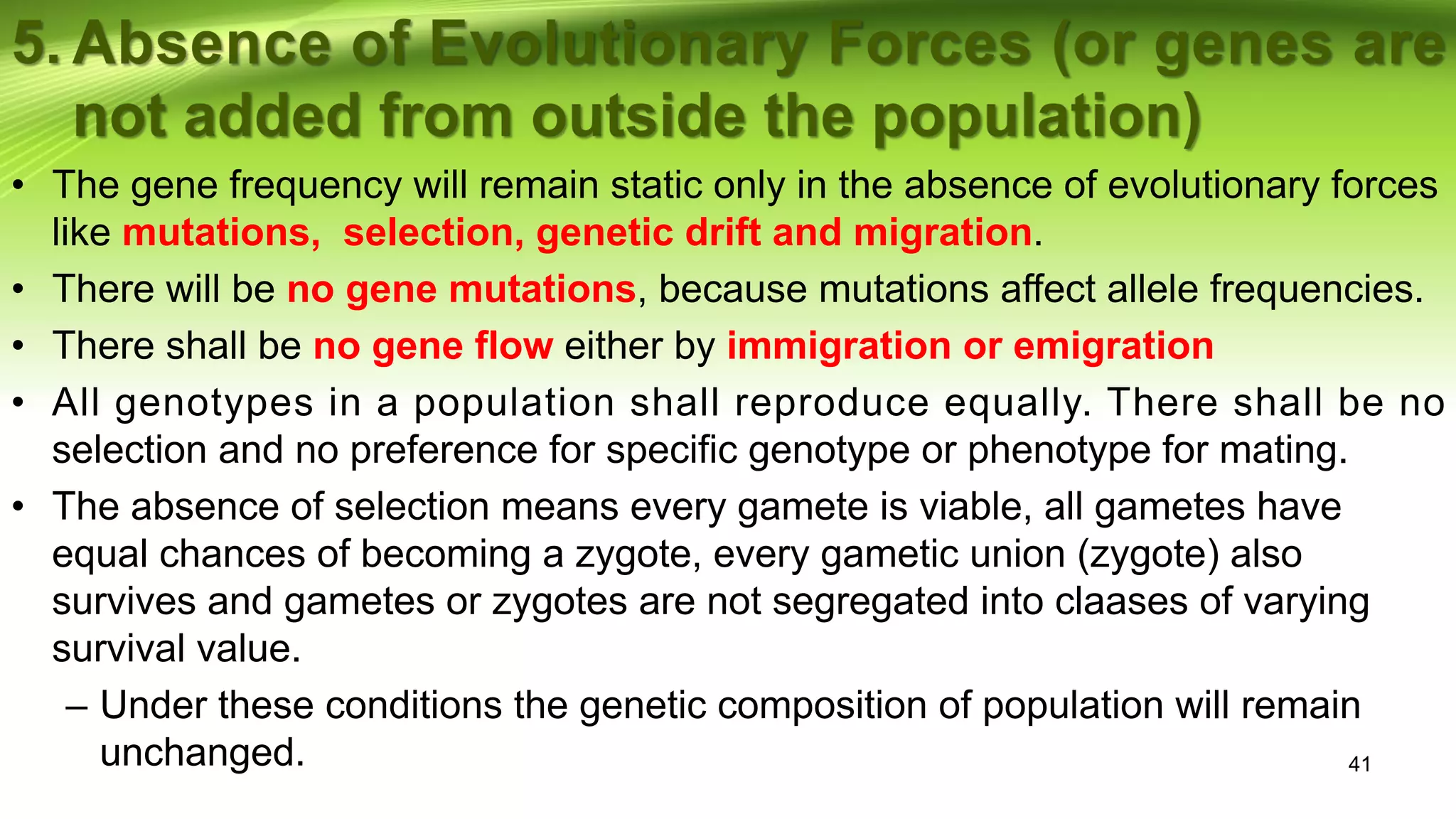 Population Genetics & Hardy - Weinberg Principle.pdf | Genetics | Science