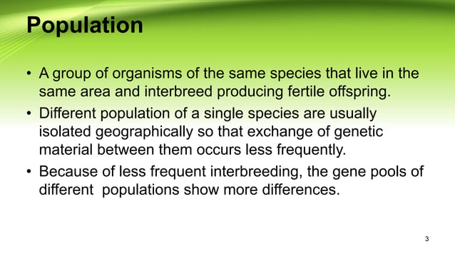 Population Genetics & Hardy - Weinberg Principle.pdf | Genetics | Science