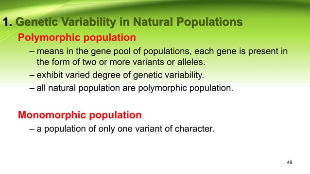 Population Genetics & Hardy - Weinberg Principle.pdf | Genetics | Science