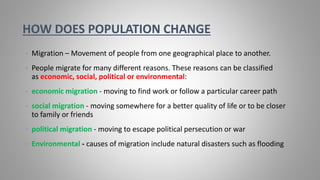 Population geography | PPTX