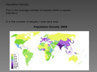Population geography intro | PPT