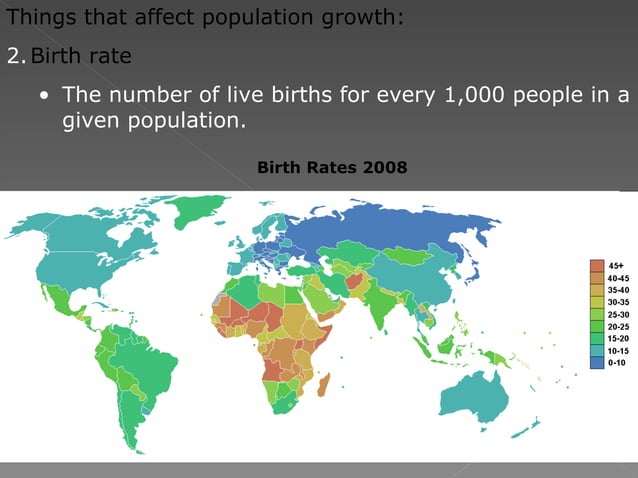 Population geography intro | PPT