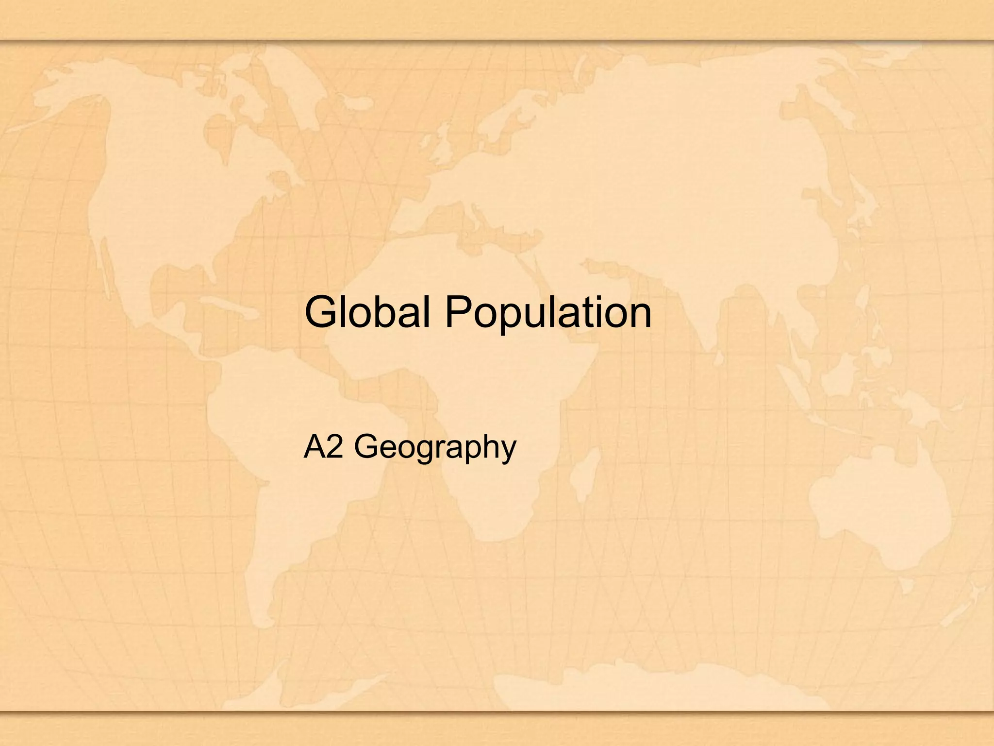 Population Global Population | PPT