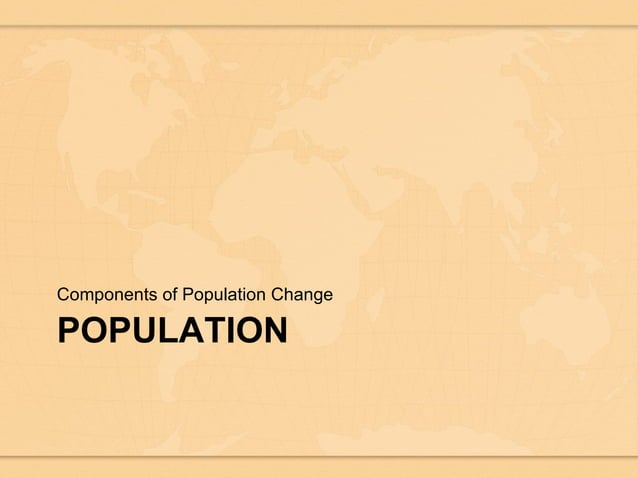 Population Global Population | PPT