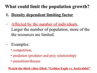 Biology: Ecology_Populationgrowth | PPT