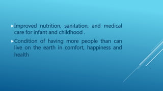 Population growth | PPTX