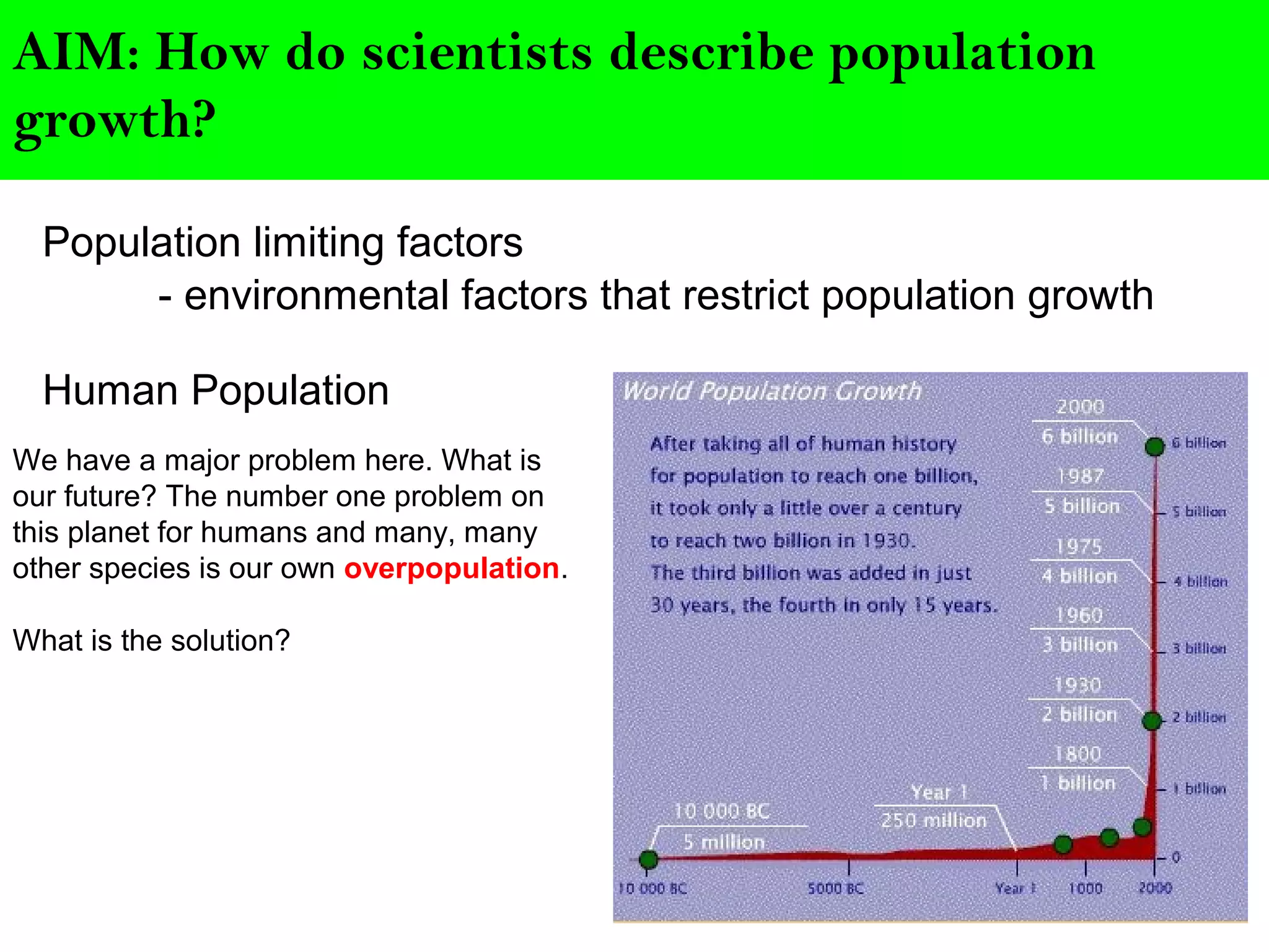 Population growth | PPT