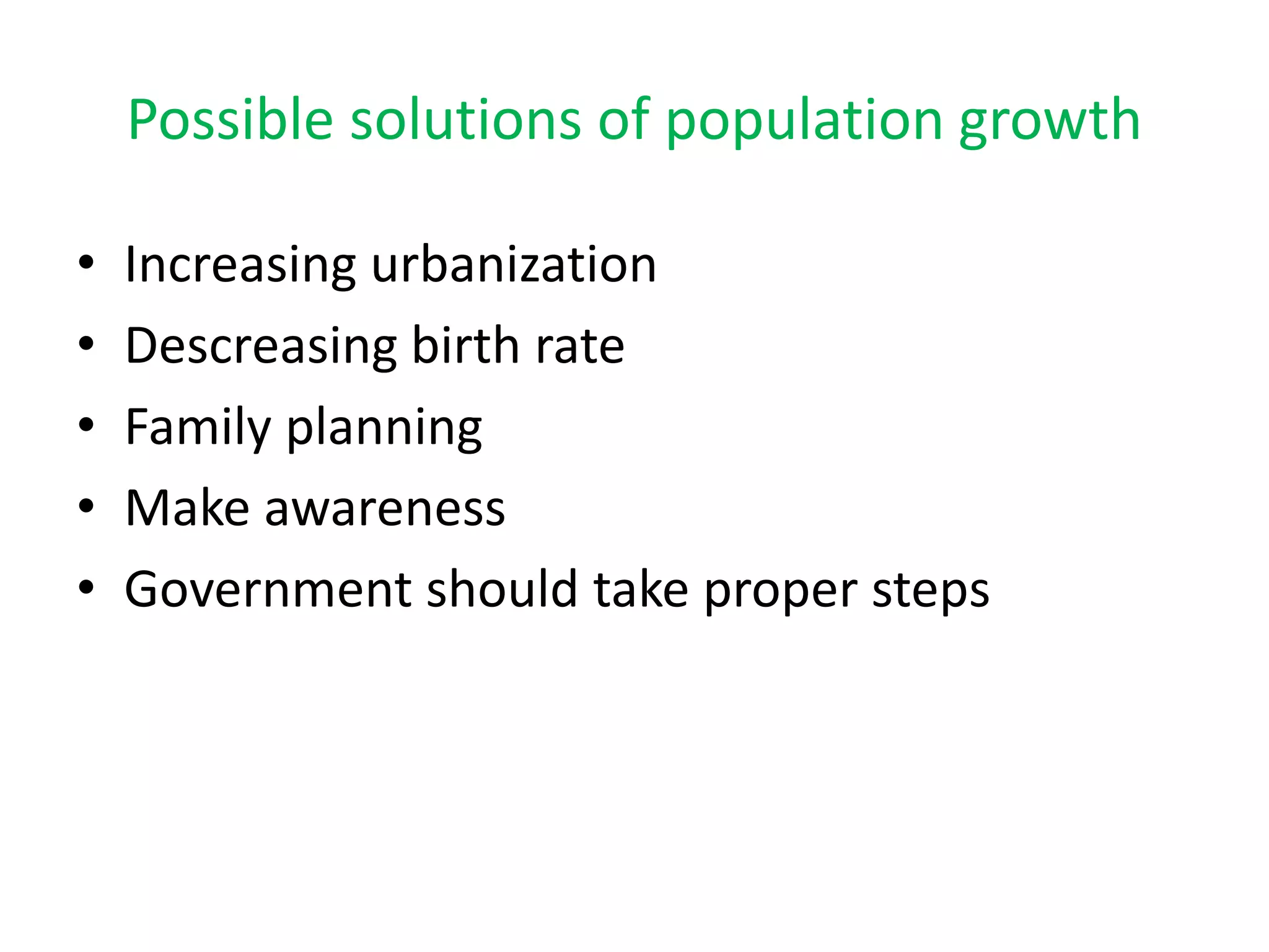 Population growth | PPTX