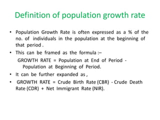 Population growth | PPTX