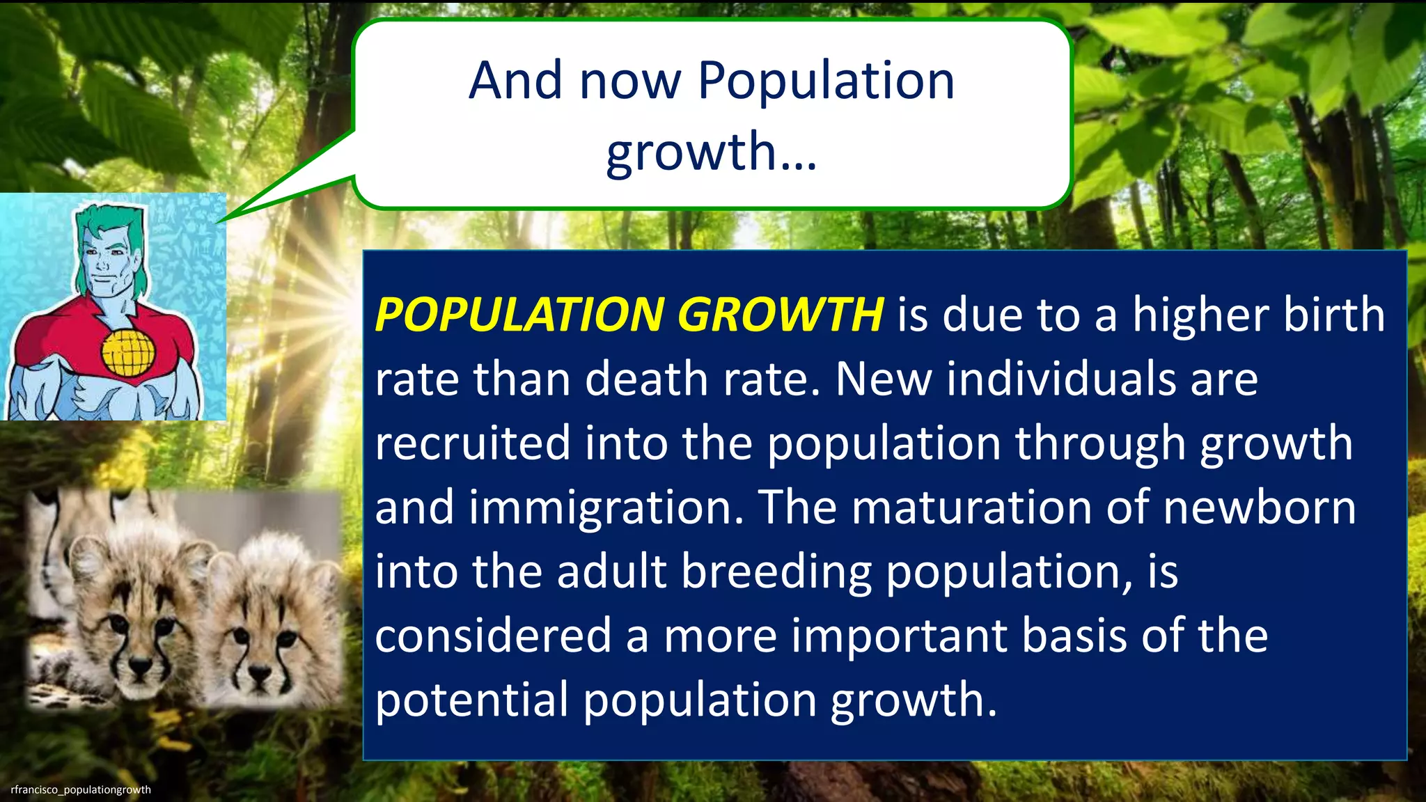 Population growth | PPTX