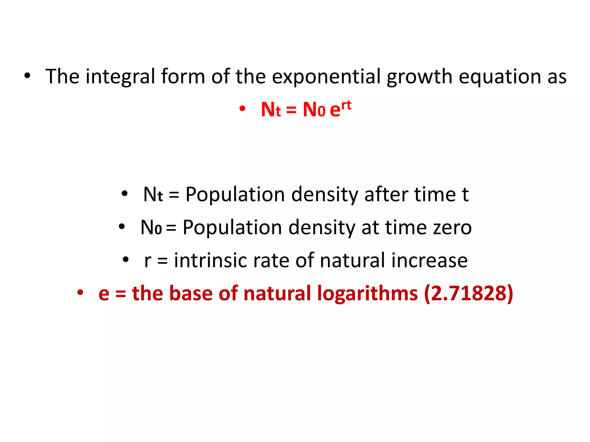 Population growth | PPTX