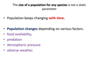 Population growth | PPTX