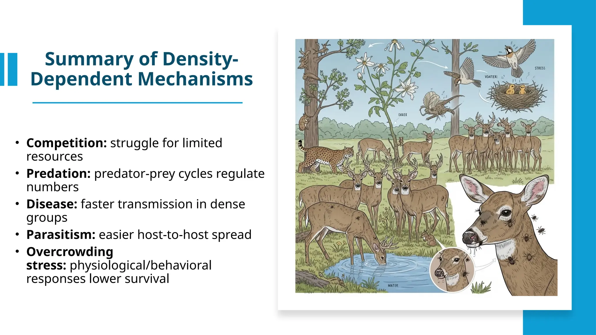 Population Growth: Density dependent and independent factors | PPTX