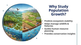 Population Growth: Density dependent and independent factors | PPTX