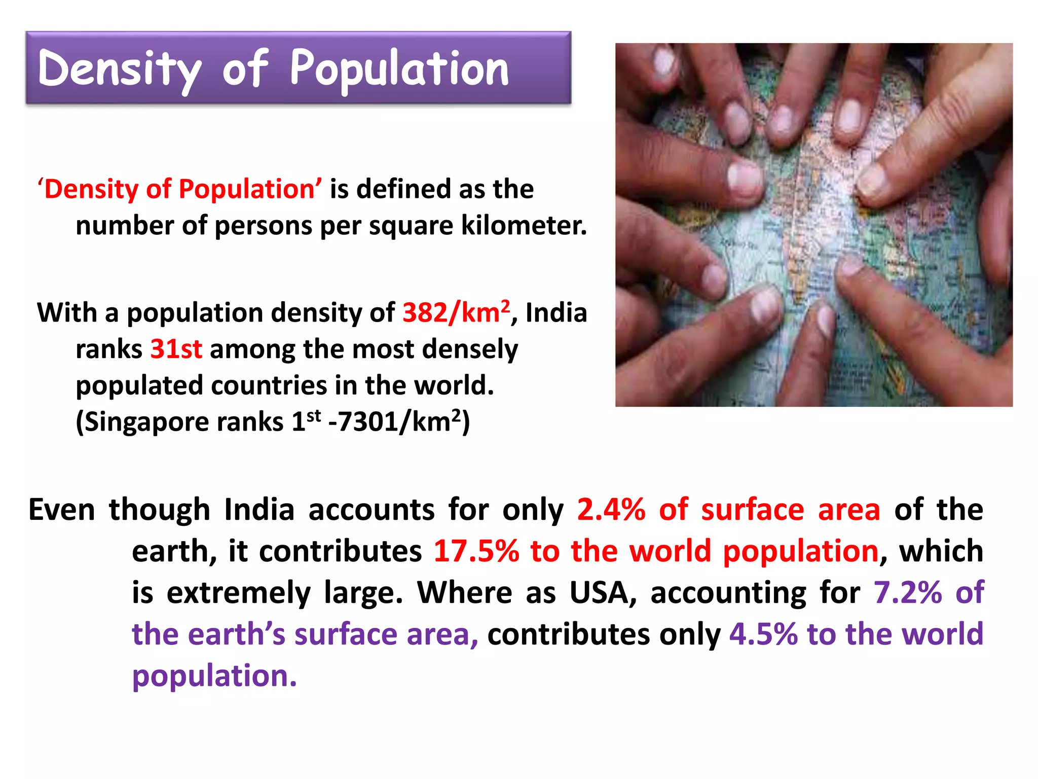 Population growth and economic development in india | PPTX