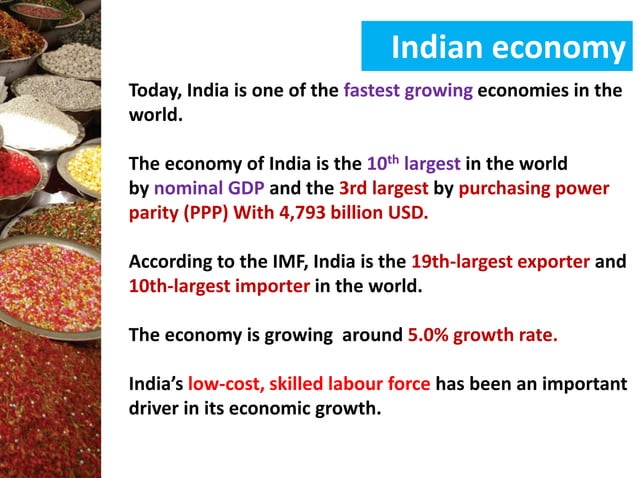 Population growth and economic development in india | PPTX