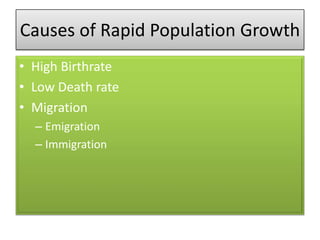 Population growth and economic development of pakistan | PPTX