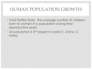 Population growth and urbanization | PPTX