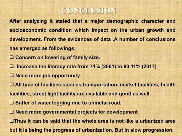 Population growth and urbanization | PPTX