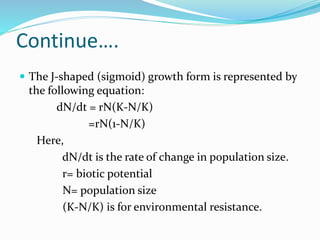 Population growth curves | PPTX
