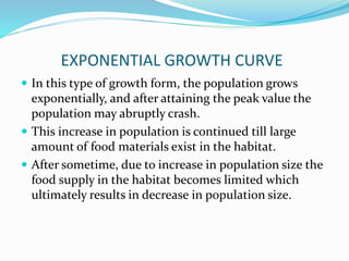 Population growth curves | PPTX