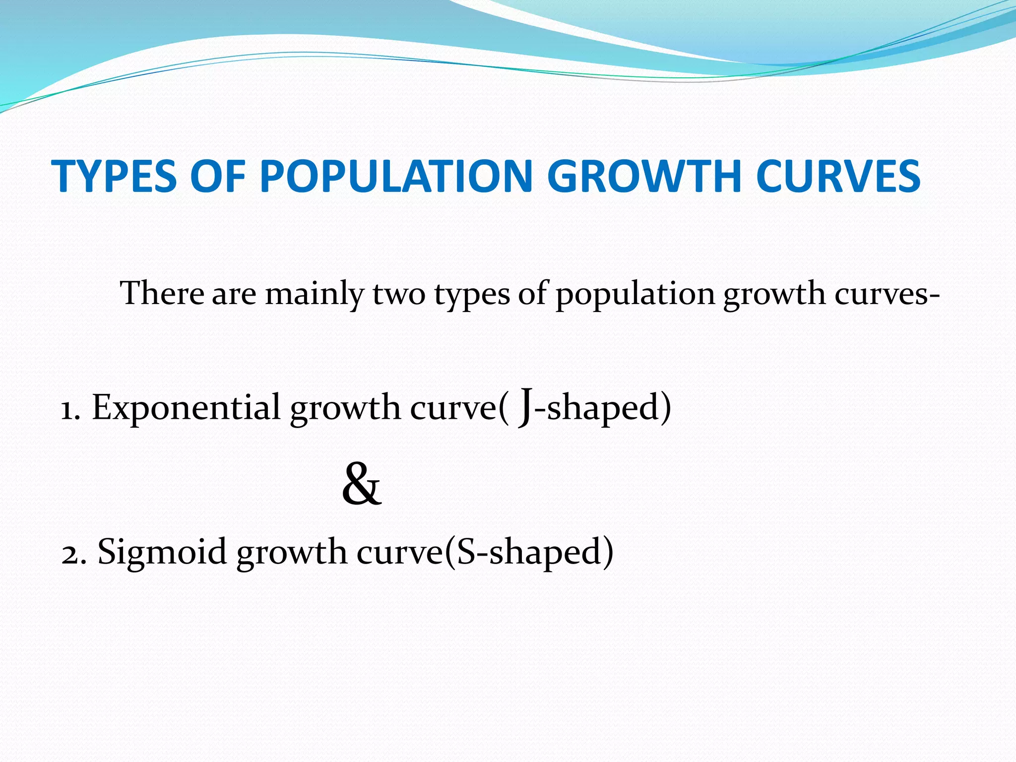 Population growth curves | PPTX