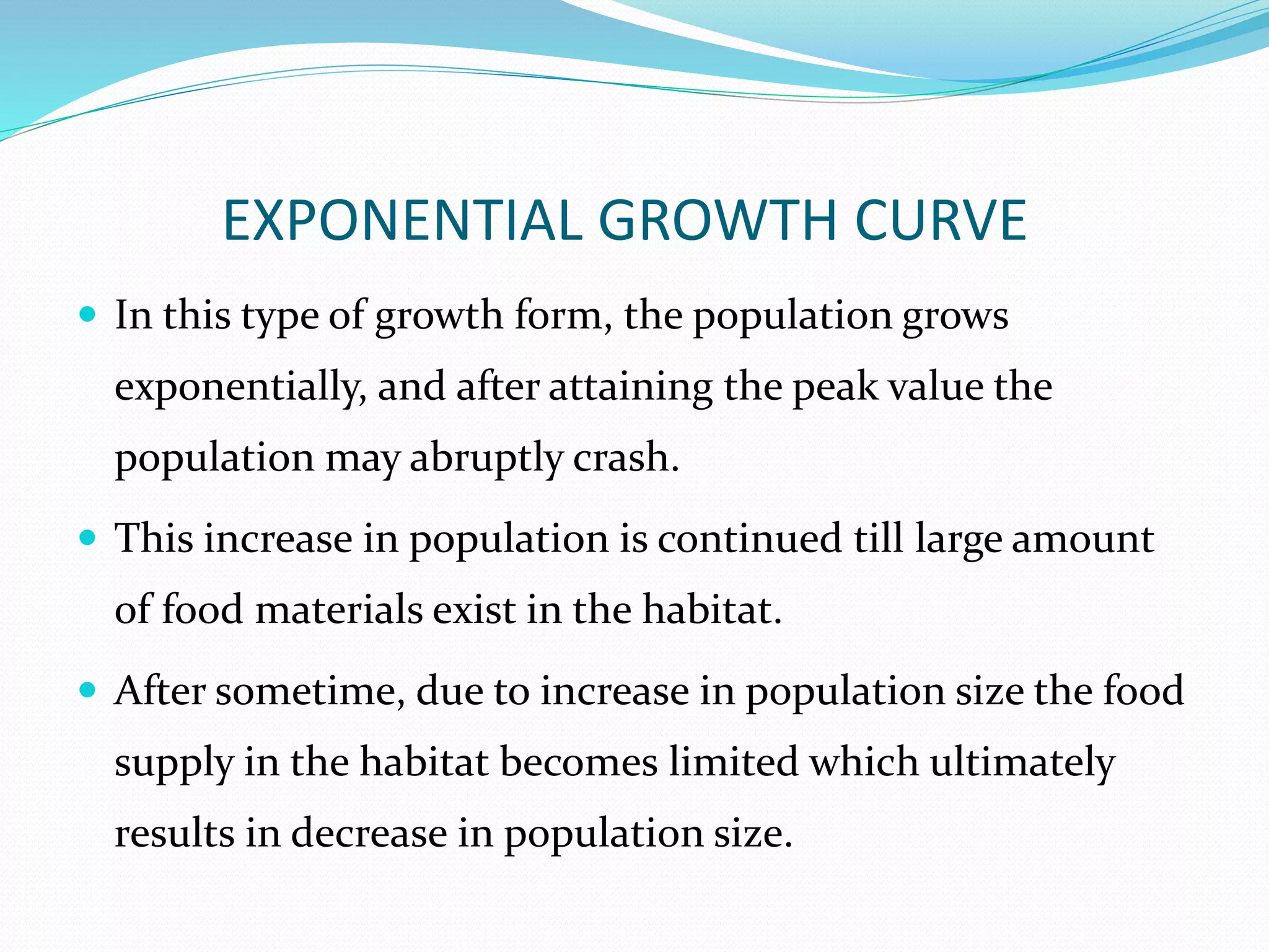 Population growth curves | PPTX