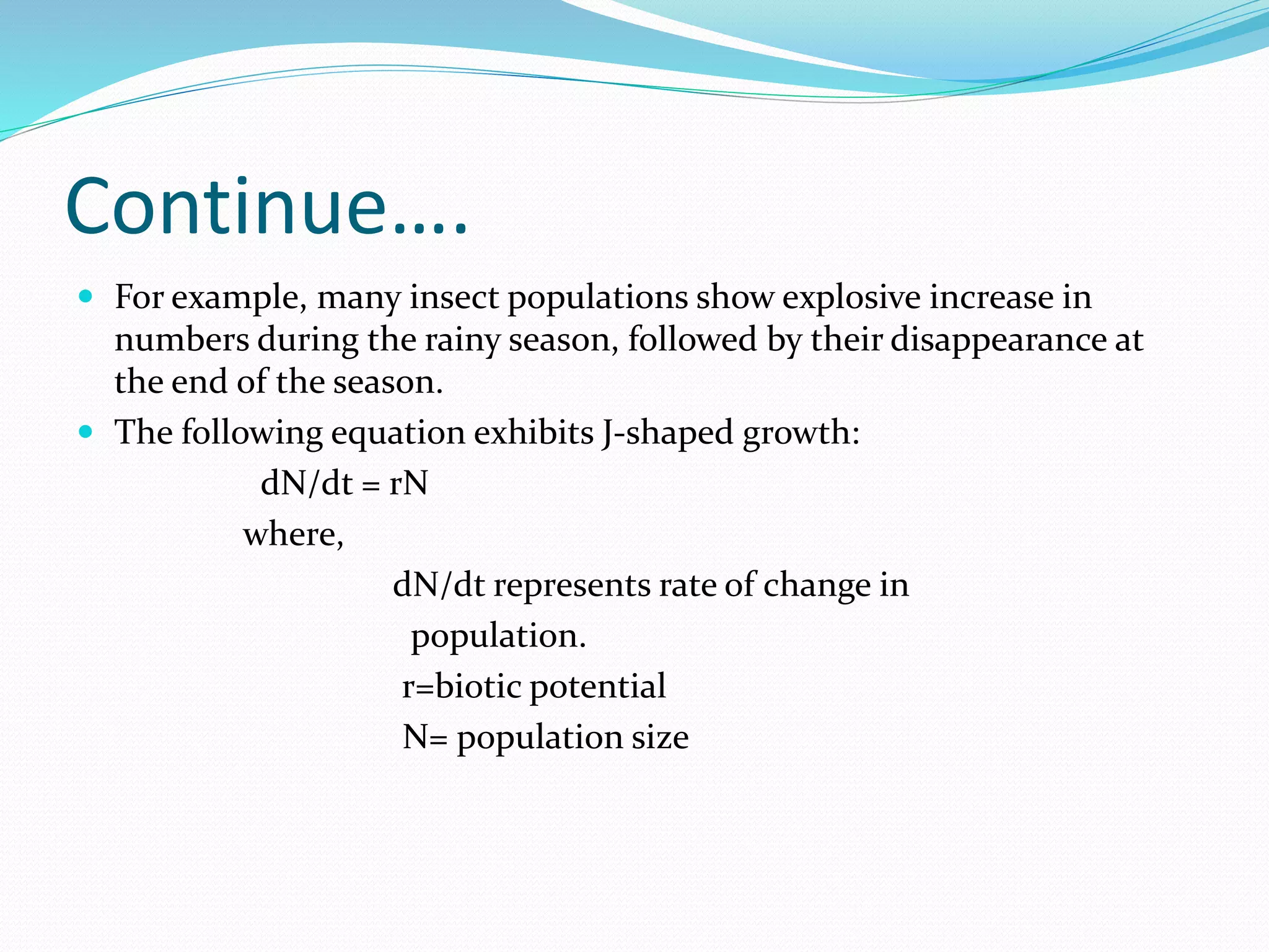 Population growth curves | PPTX