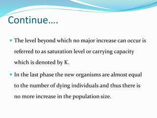 Population growth curves | PPTX