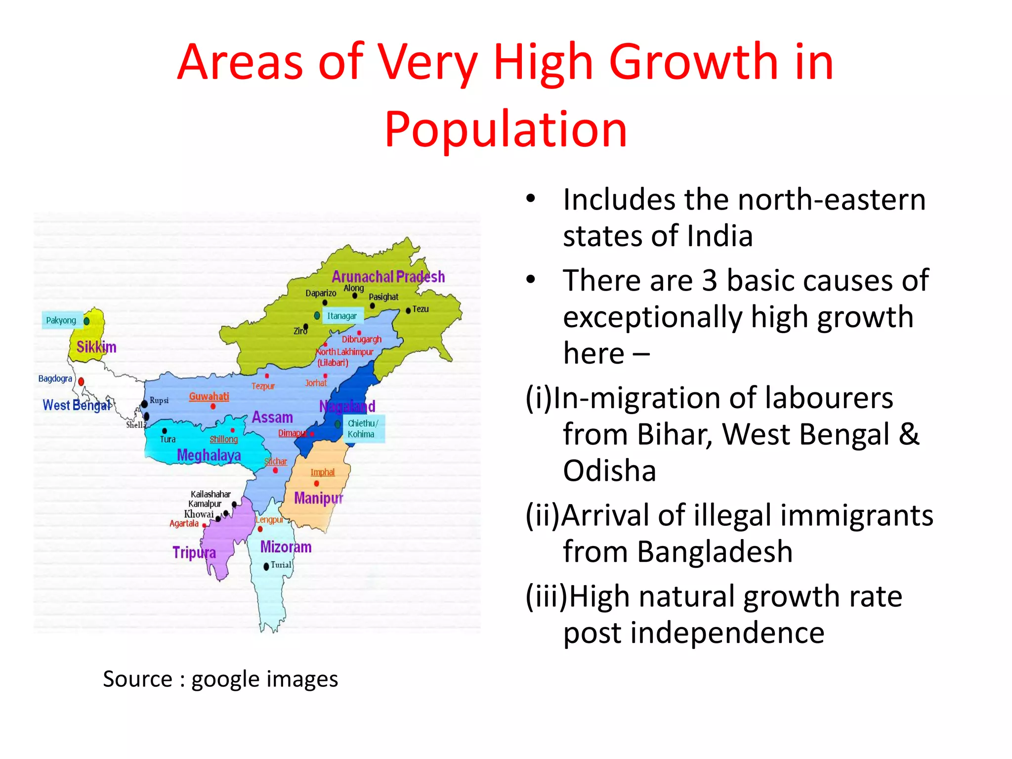 Population Growth in India : Trends & Patterns | PDF