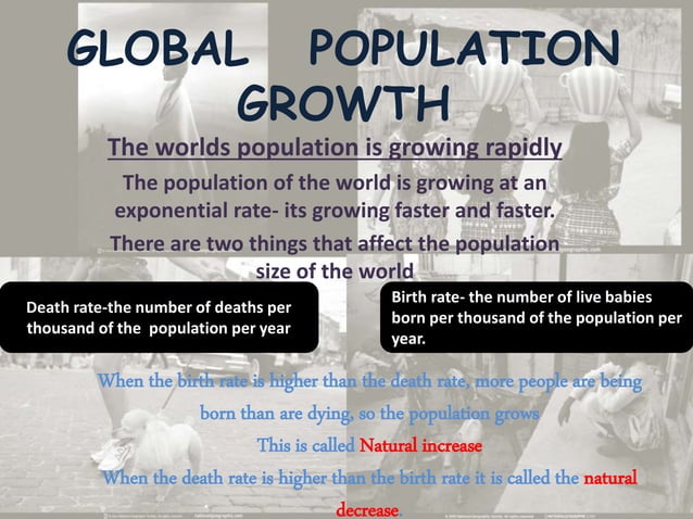 Population growth and its effects on environment | PPTX